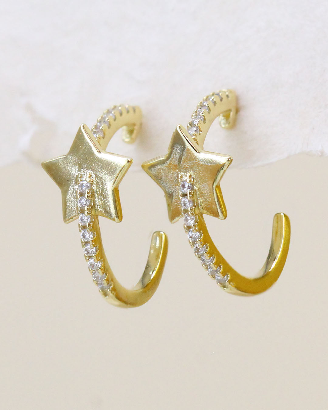 Arracadas Zirconia Estrella – PINK REVOLVER