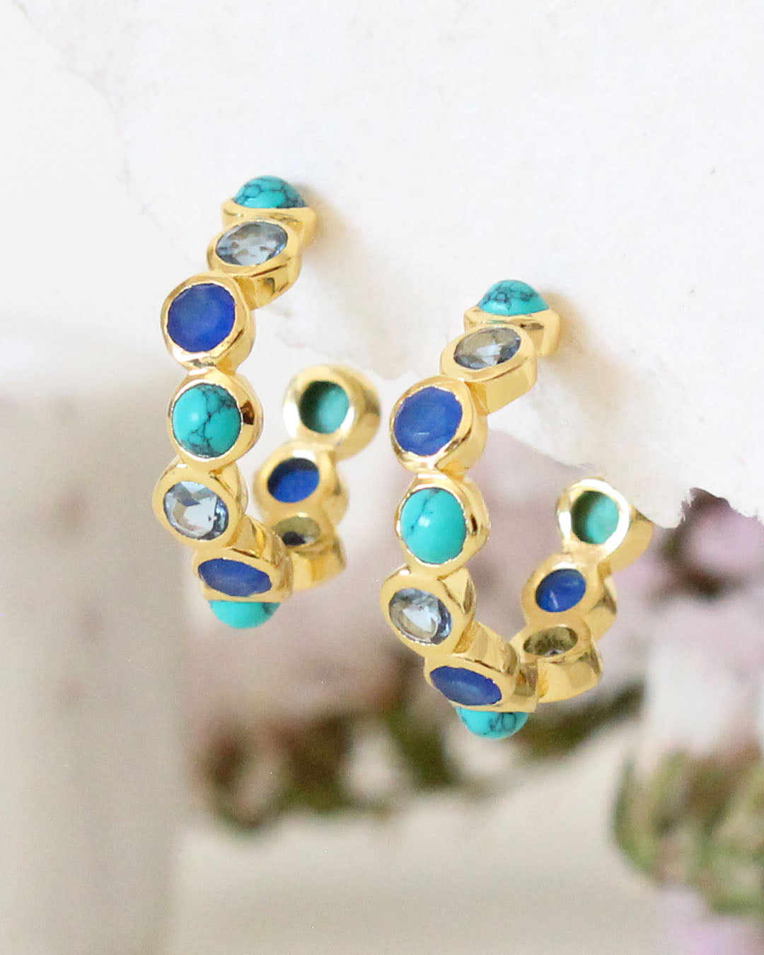 Arracadas Turquesa – PINK REVOLVER