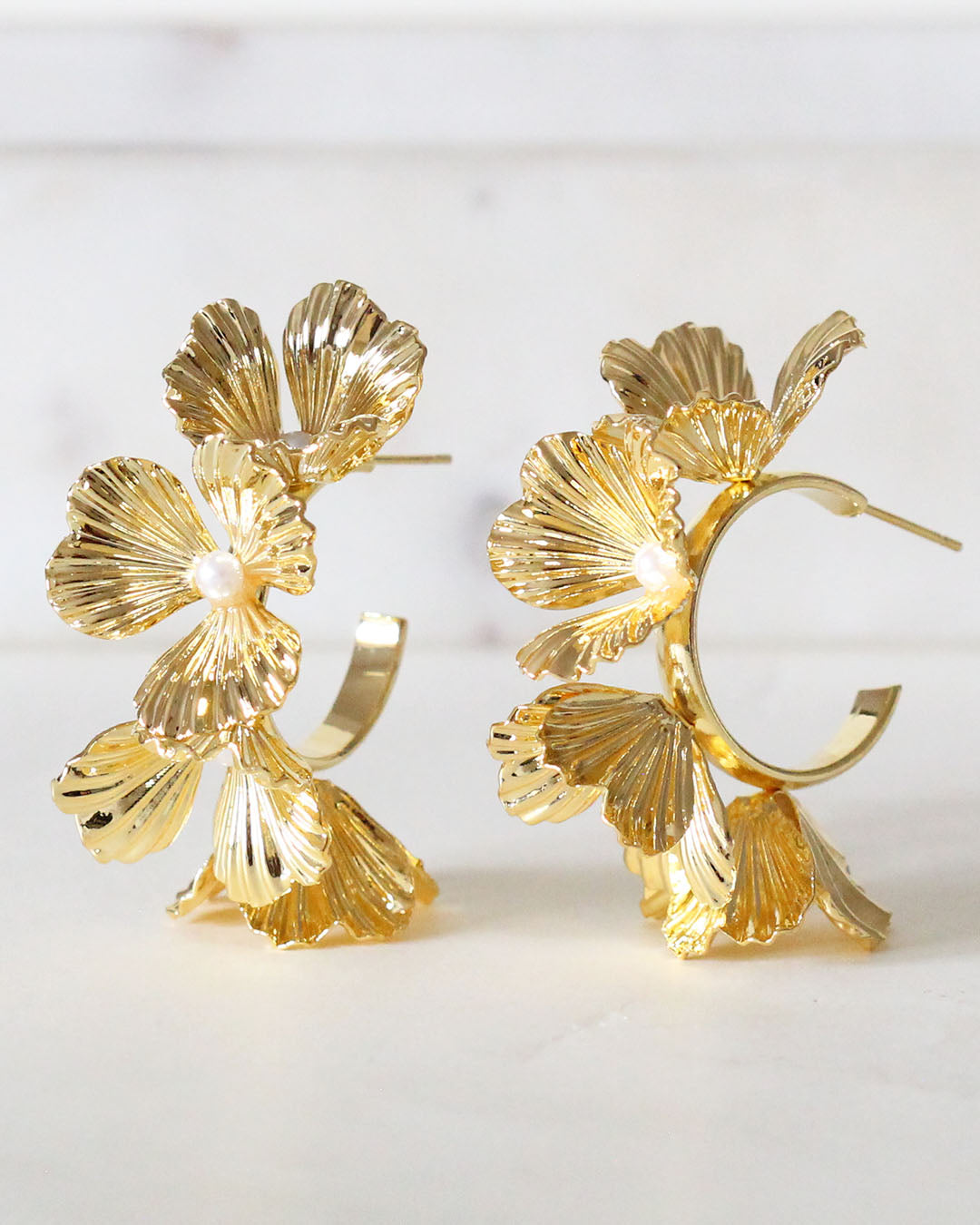 Arracadas Flores – PINK REVOLVER