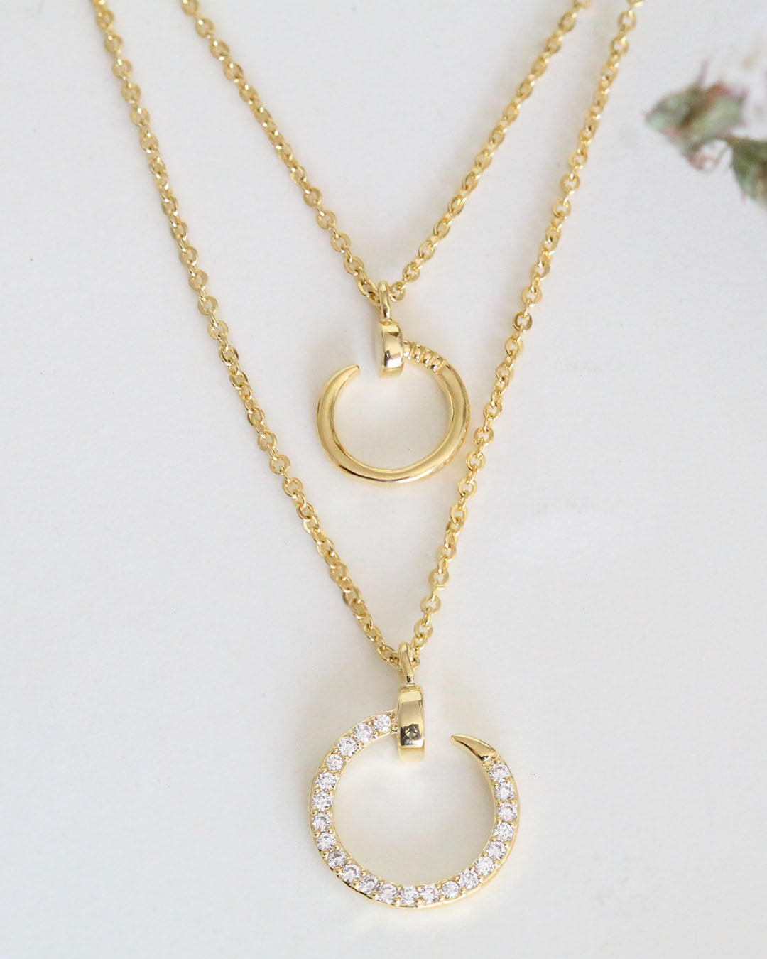 Collar Doble Clavo – PINK REVOLVER